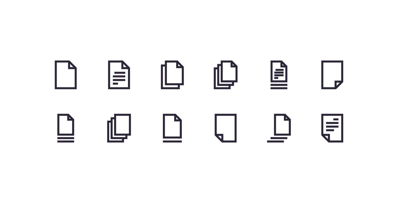 Document Icon Vector Art, Icons, and Graphics for Free Download