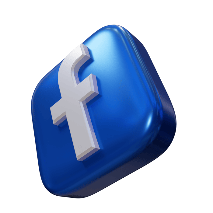 Glossy Facebook 3d Render Icon PNGs for Free Download