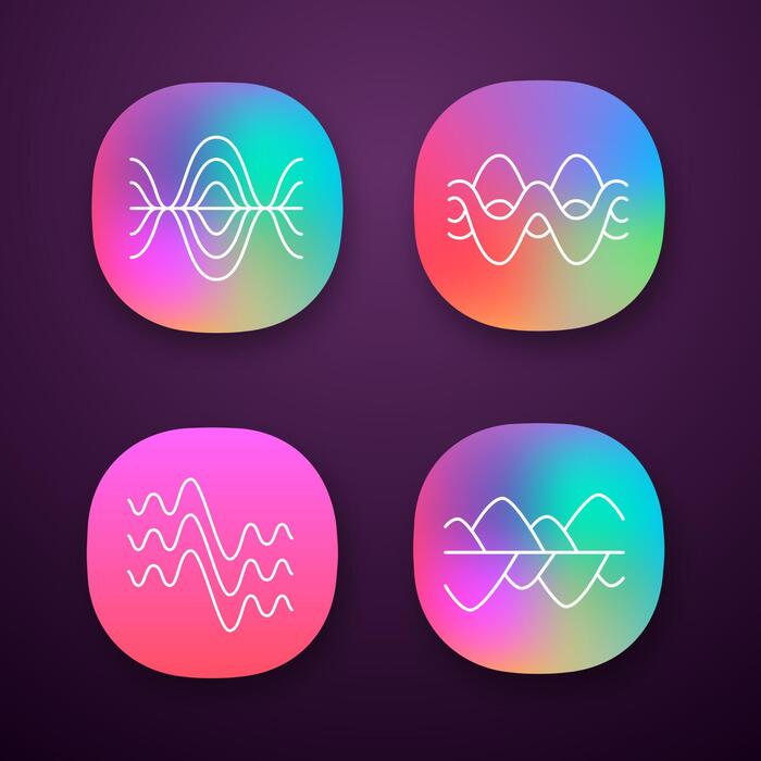 Sound Wave Icon Vector Art, Icons, and Graphics for Free Download