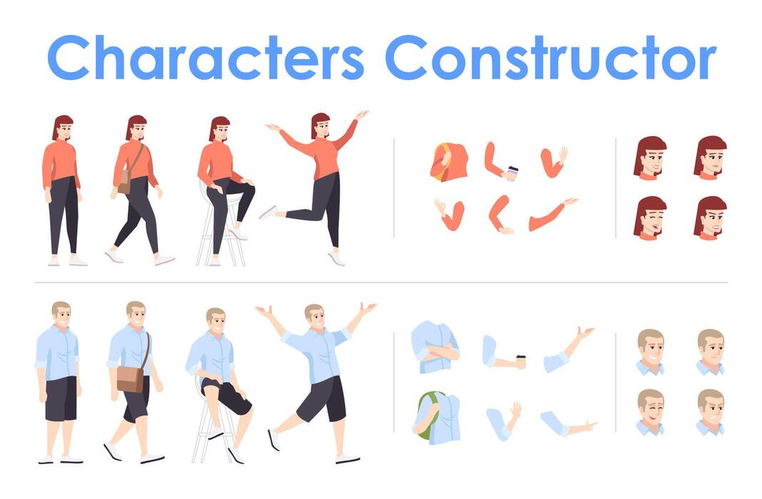 2d Character Animation Vector Art, Icons, and Graphics for Free Download