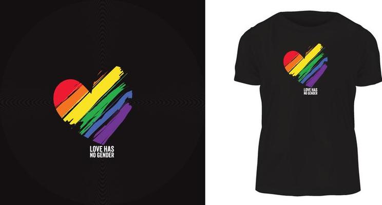 Lgbt T Shirt Vector Art Icons And Graphics For Free Download