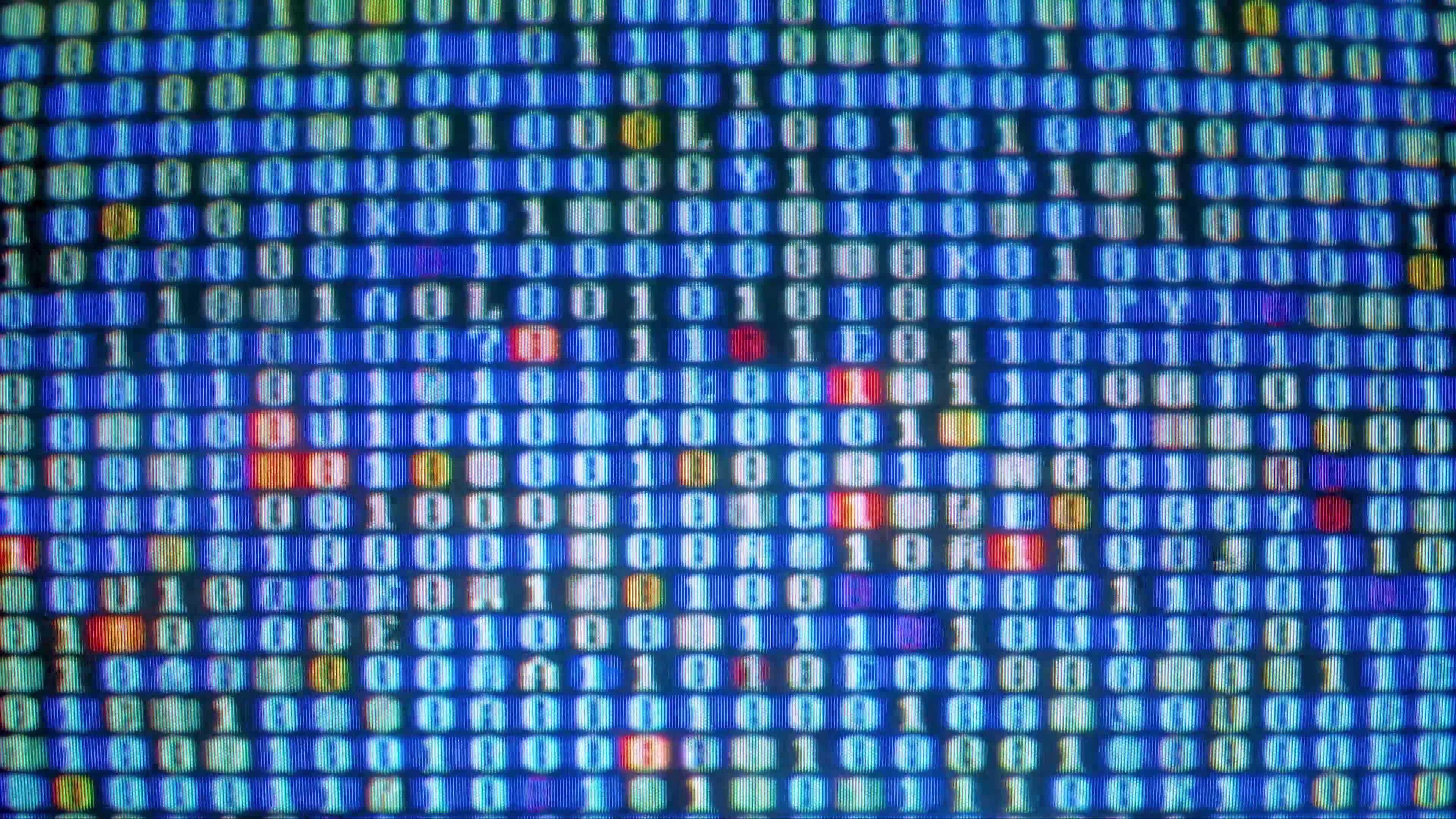 Code Binary Video Overlay 9738670 Stock Video At Vecteezy