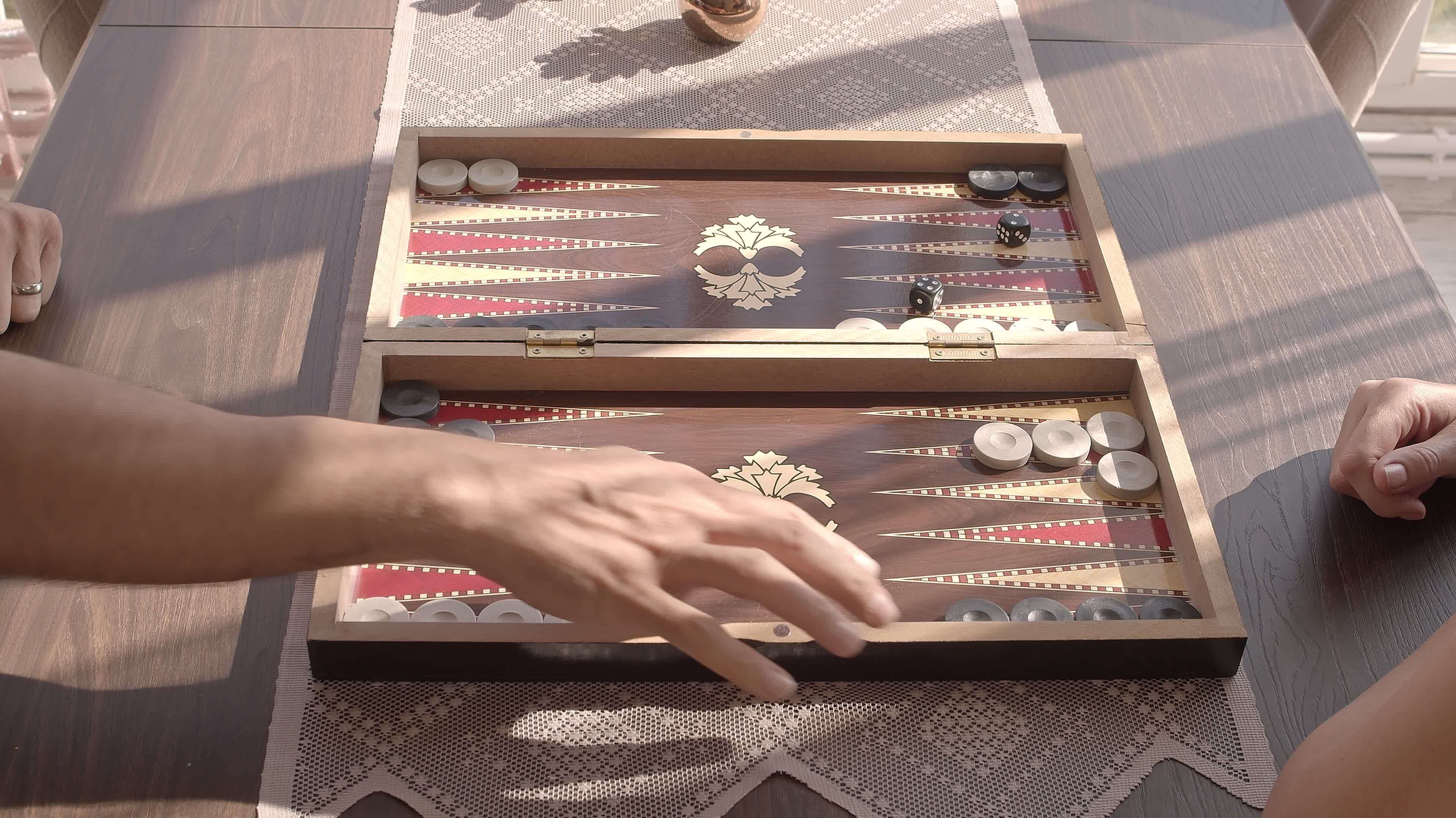 Backgammon is a wonderful stock video that exhibits footage of the traditional Turkish ...