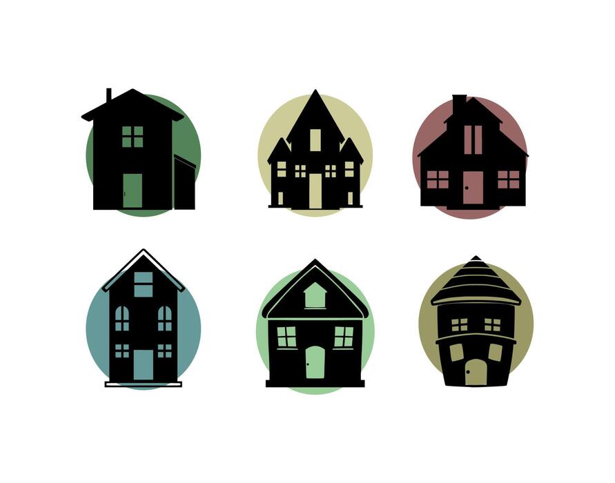 House Silhouette Vector Art, Icons, and Graphics for Free Download