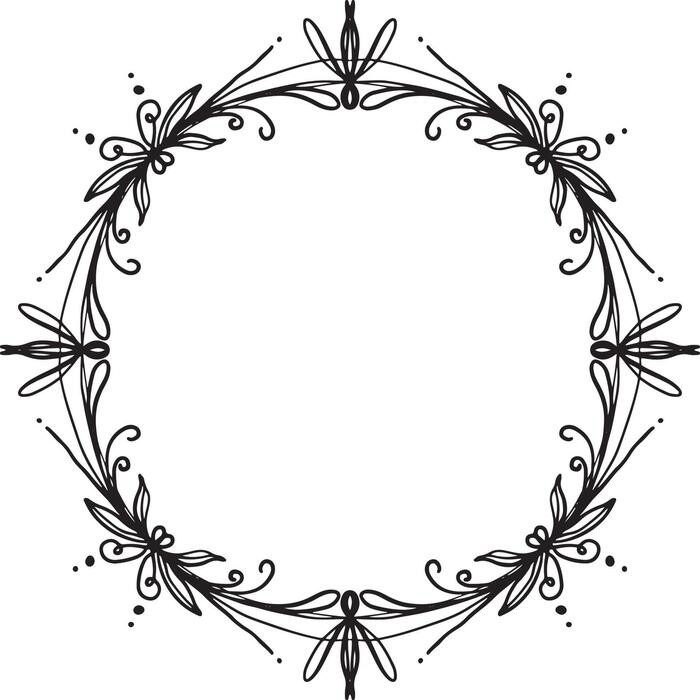 Monogram Frame Vector Art, Icons, and Graphics for Free Download