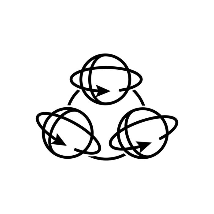 Gyre Line Logo Vector Art, Icons, and Graphics for Free Download