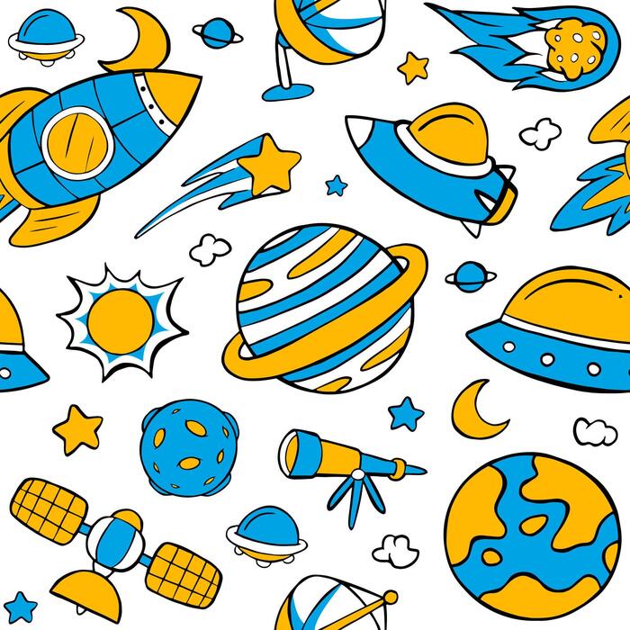 Space Pattern Vector Art, Icons, and Graphics for Free Download