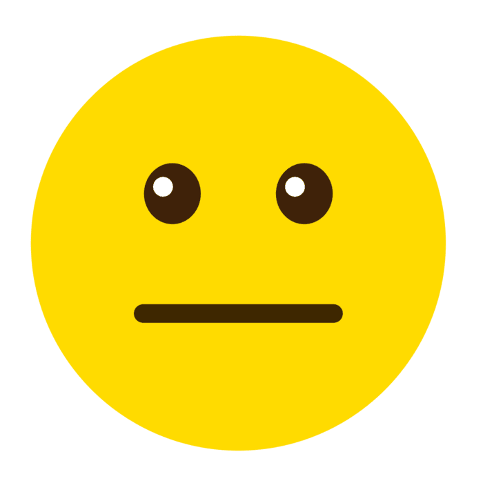 Indifferent Face Emoticon
