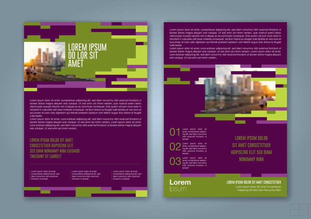 A4 Brochure Mock Up Vector Art Icons And Graphics For Free Download