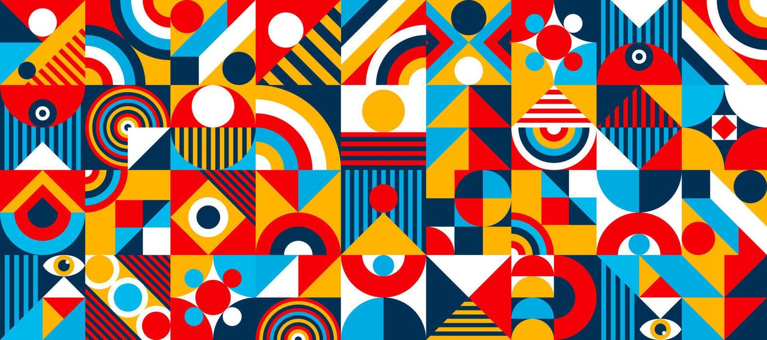 Abstract Geometric Pattern Vector Art, Icons, and Graphics for Free ...
