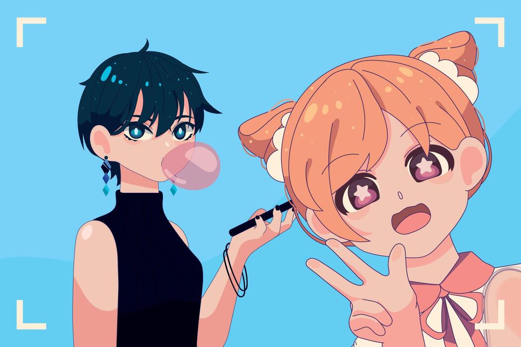 Anime Character Vector Art, Icons, and Graphics for Free Download