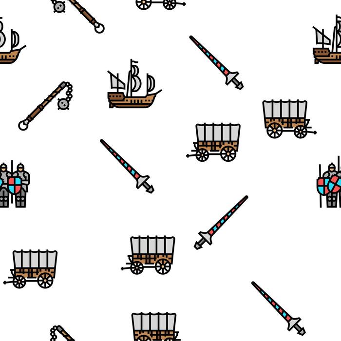 Medieval Pattern Vector Art, Icons, and Graphics for Free Download