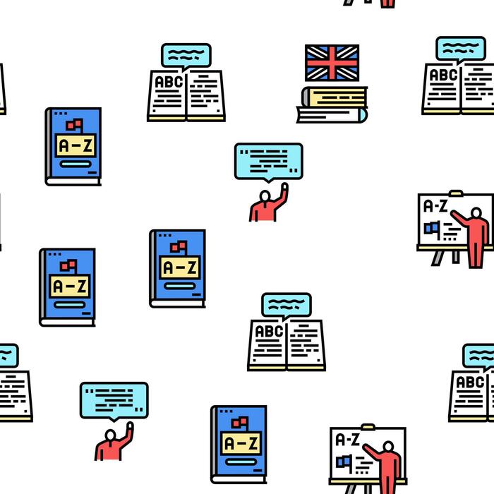 English Language Pattern Vector Art, Icons, and Graphics for Free Download