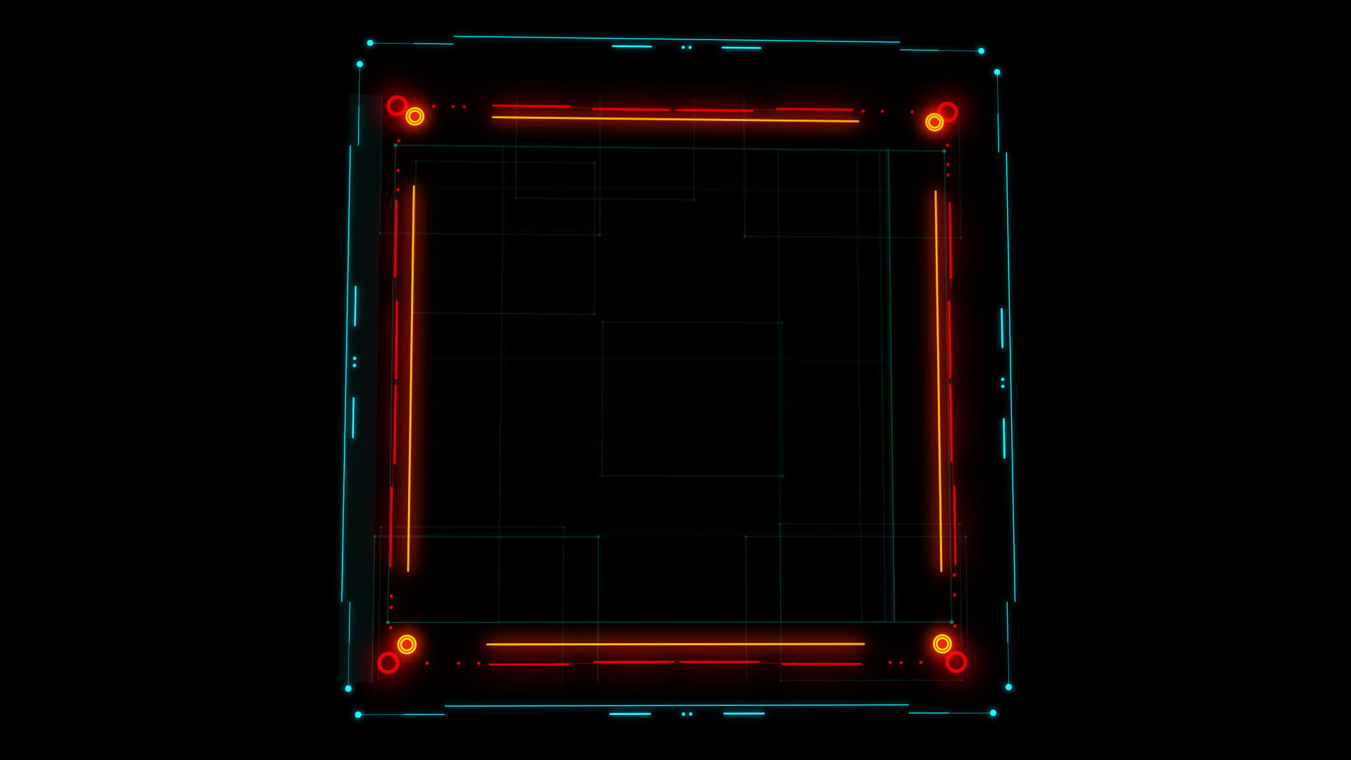 HUD circle interfaces. Hi tech futuristic display. Blue hologram button. Digital data network ...