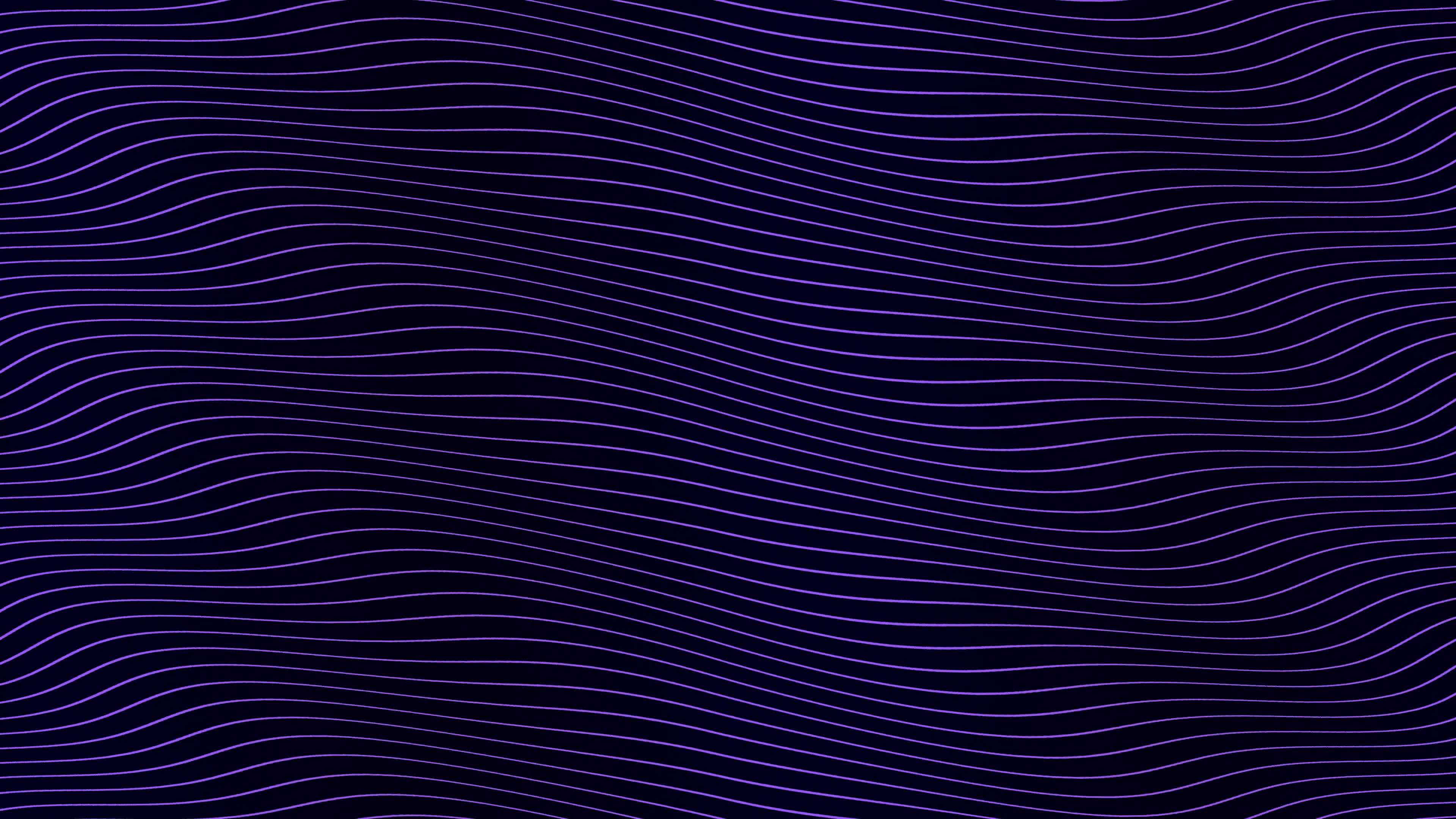 Lilac Parallel Wave Lines Slow Flowing Animation On Isolated White Background Dynamic Motion