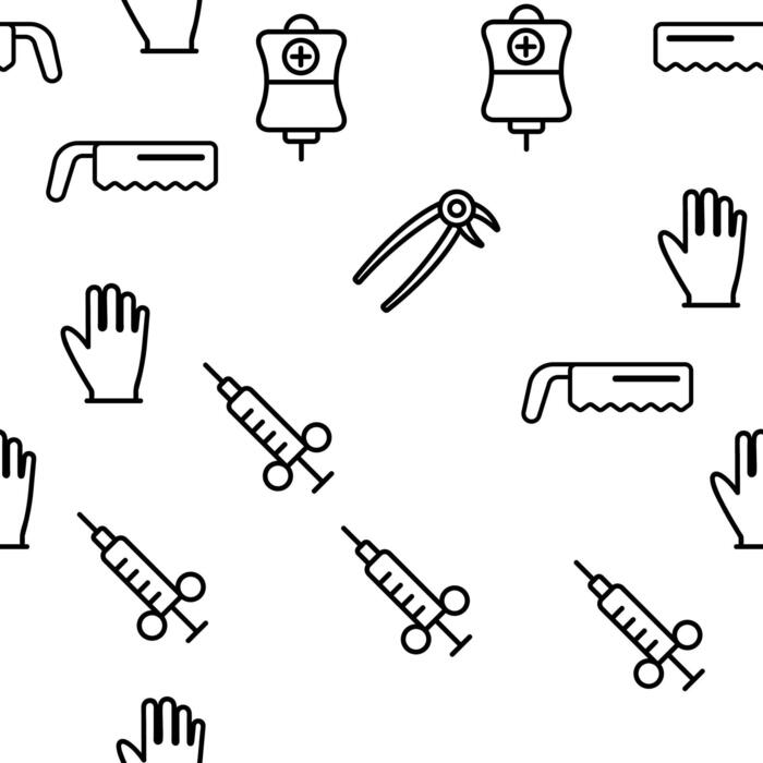 Nurse Pattern Vector Art, Icons, and Graphics for Free Download