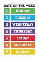 Days Of The Week Clip Art