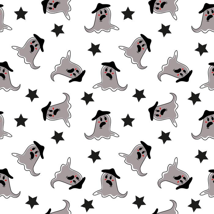 Ghost Pattern Vector Art, Icons, and Graphics for Free Download