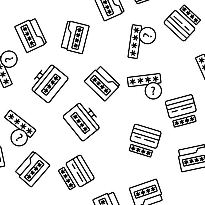 Password Pattern Vector Art, Icons, and Graphics for Free Download