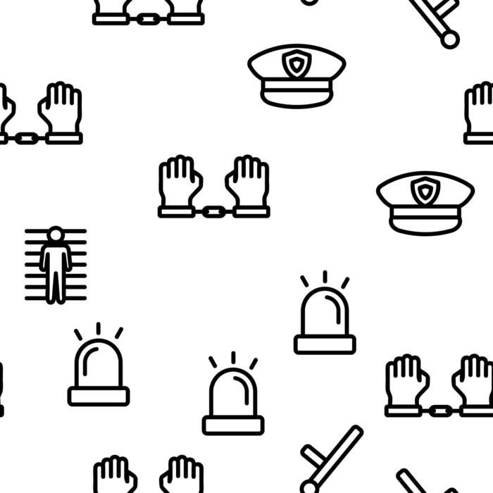 Police Pattern Vector Art, Icons, and Graphics for Free Download