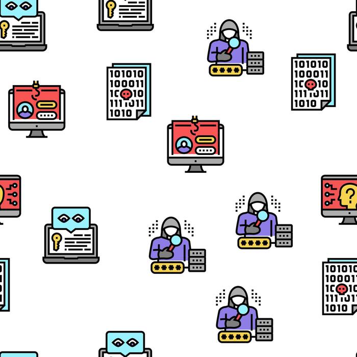 Cyber Pattern Vector Art, Icons, and Graphics for Free Download