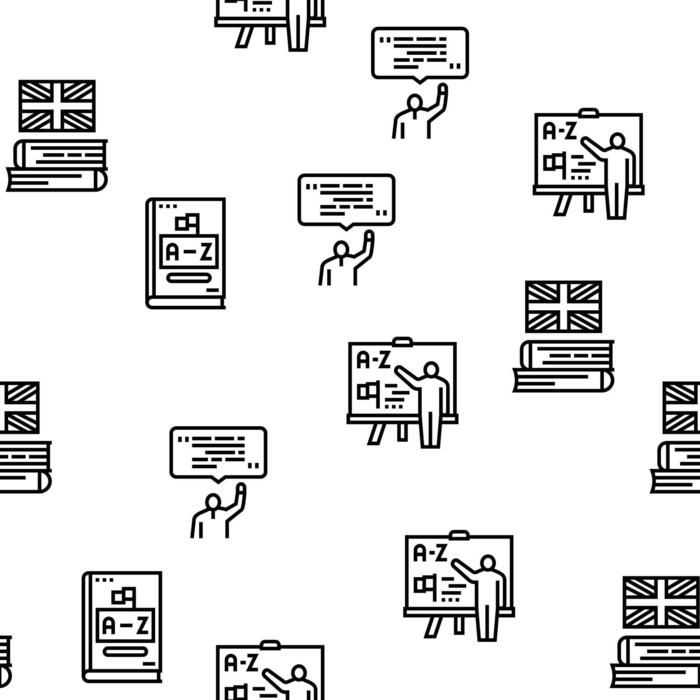 English Language Pattern Vector Art, Icons, and Graphics for Free Download
