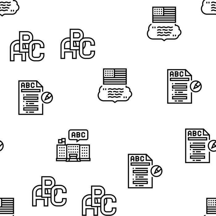 English Language Pattern Vector Art, Icons, and Graphics for Free Download