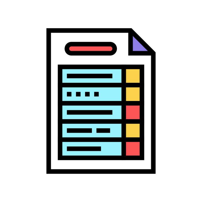 Color List Vector Art, Icons, and Graphics for Free Download