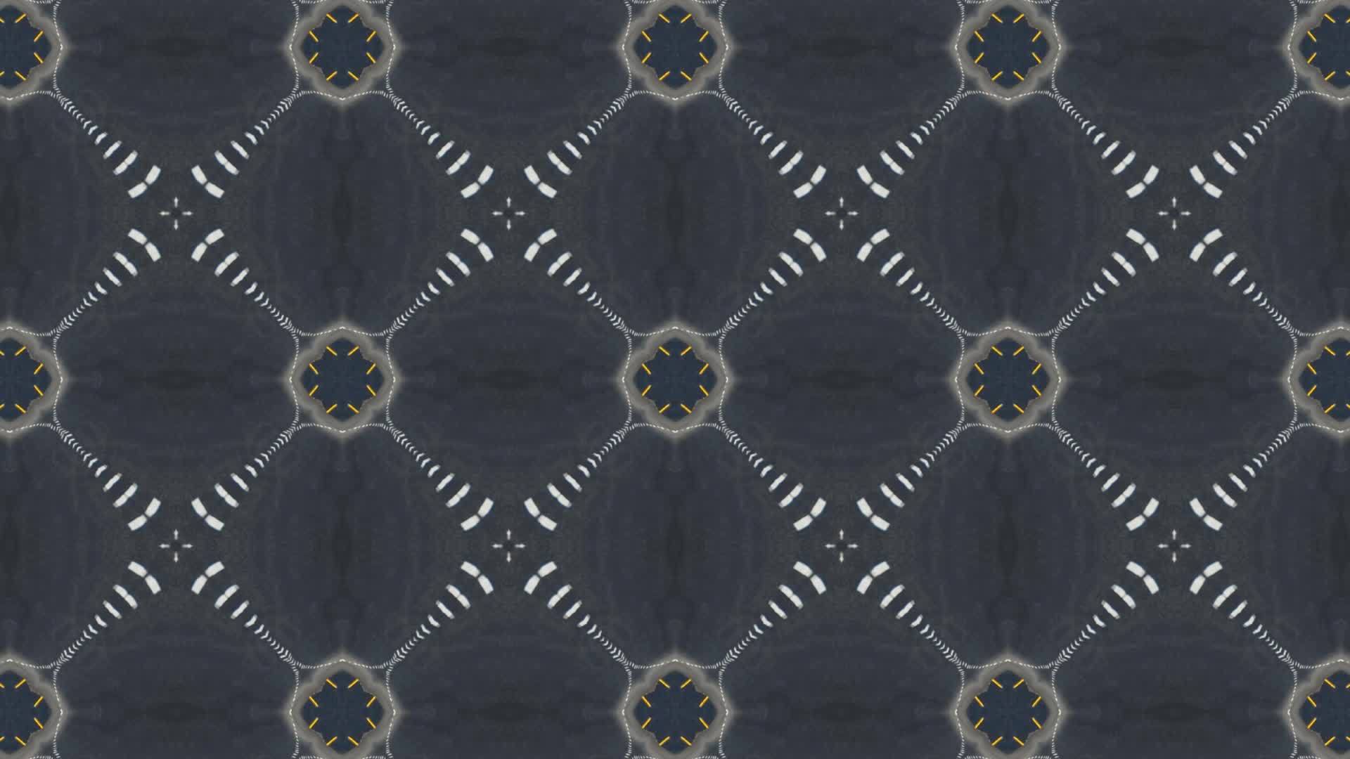 Animation Seamless Kaleidoscope Pattern Colorful Background Beautiful