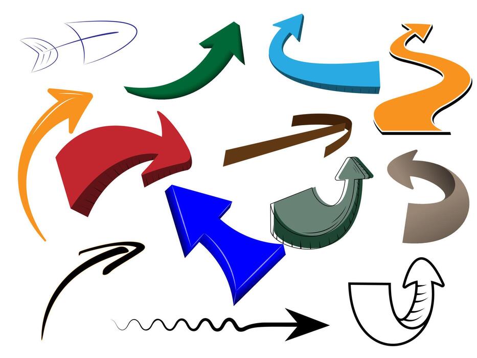 Arrow Clip Art Vector Art, Icons, and Graphics for Free Download