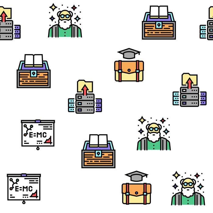 Teacher Pattern Vector Art, Icons, and Graphics for Free Download