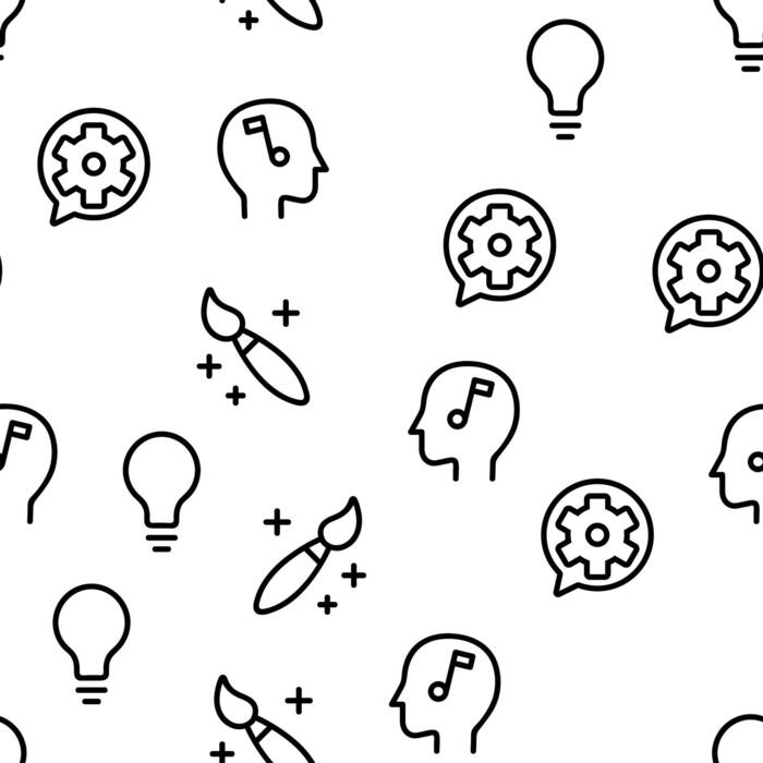 Thinking Pattern Vector Art, Icons, and Graphics for Free Download