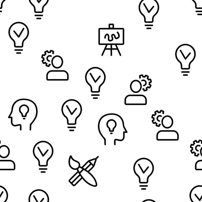 Thinking Pattern Vector Art, Icons, and Graphics for Free Download