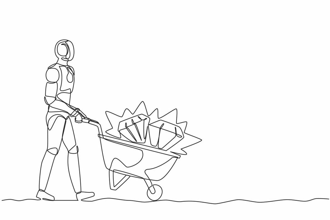 Robot Walking Vector Art, Icons, and Graphics for Free Download