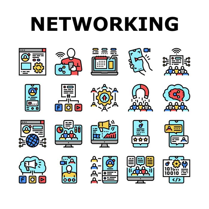 Networking Vector Art, Icons, and Graphics for Free Download