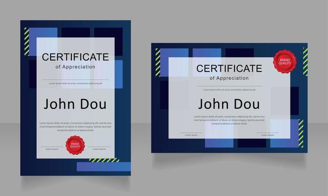 Computer Certificate Template Vector Art, Icons, and Graphics for Free ...