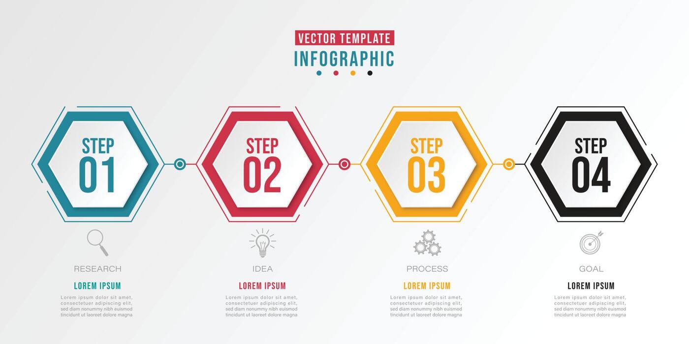 Hexagon Infographic Vector Art, Icons, and Graphics for Free Download
