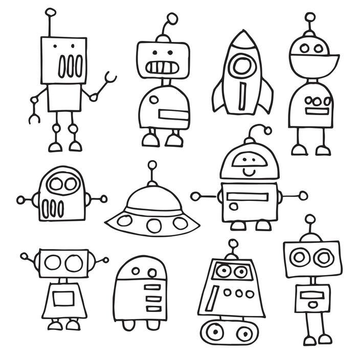 Children Line Drawing Vector Art, Icons, and Graphics for Free Download