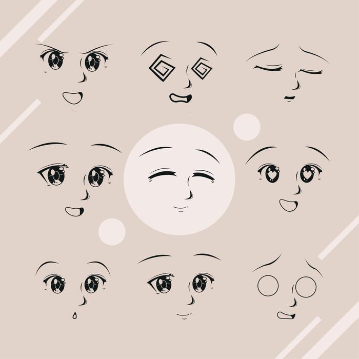 2d Face Vector Art, Icons, and Graphics for Free Download