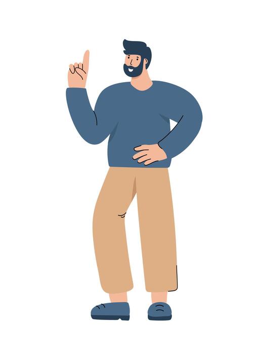 Man Pointing Vector Art, Icons, and Graphics for Free Download