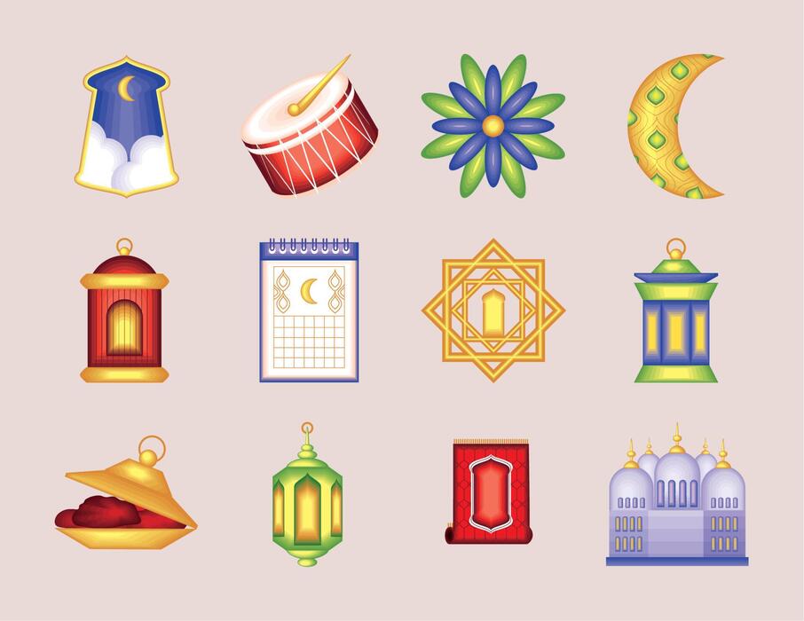 Ramadan Items Vector Art, Icons, and Graphics for Free Download