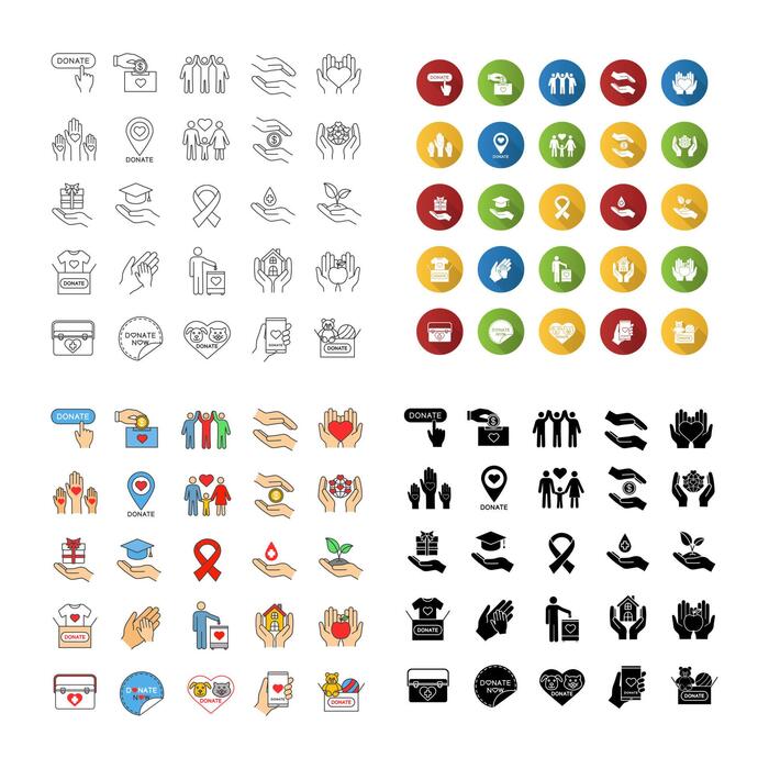 Helping Hand Icon Vector Art, Icons, and Graphics for Free Download