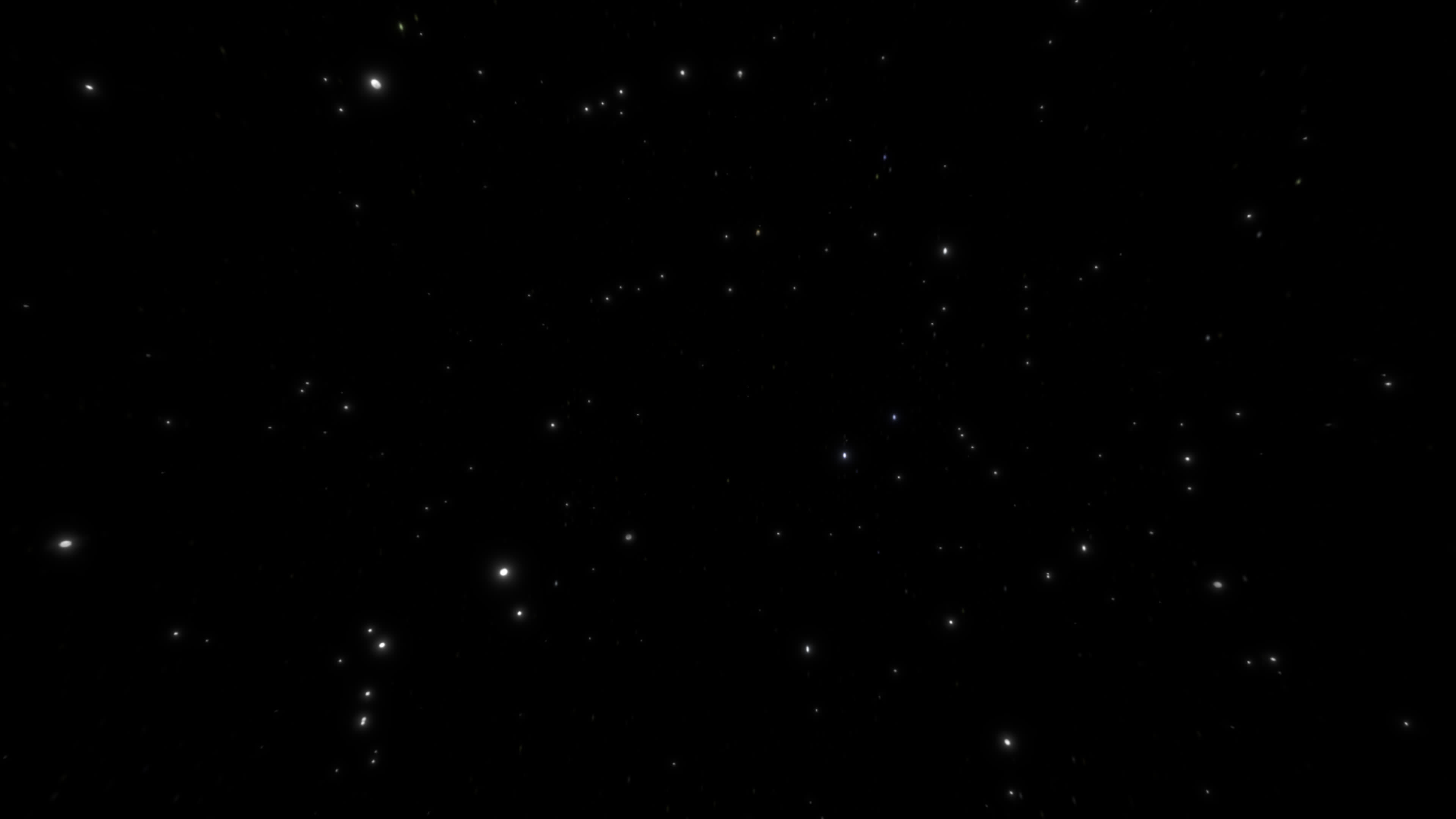 Concept S21 View of The Realistic Star Field from Outer Space with Stars Motion, Twinkling or ...