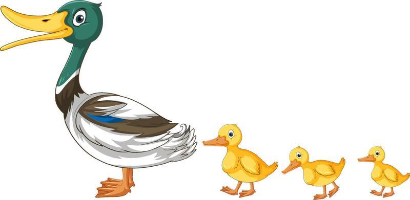 Mama Duck Vector Art Icons And Graphics For Free Download