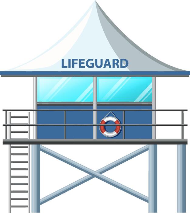 Lifeguard Tower Vector Art, Icons, and Graphics for Free Download