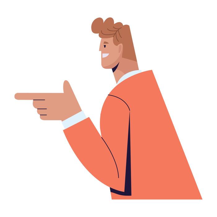 Pointing At Self Vector Art, Icons, and Graphics for Free Download