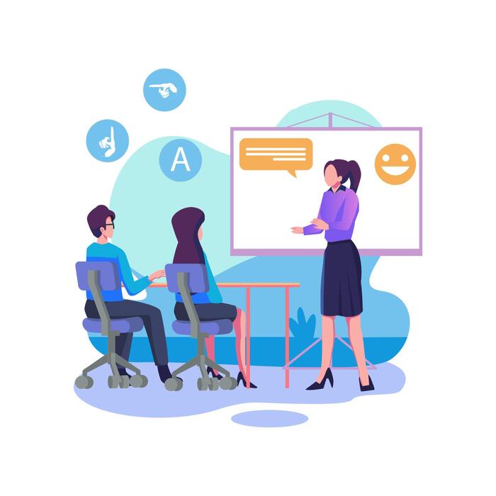 Sign Language Vector Art, Icons, and Graphics for Free Download