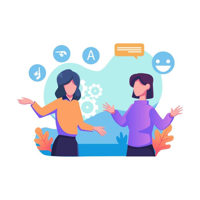 Sign Language Vector Art, Icons, and Graphics for Free Download