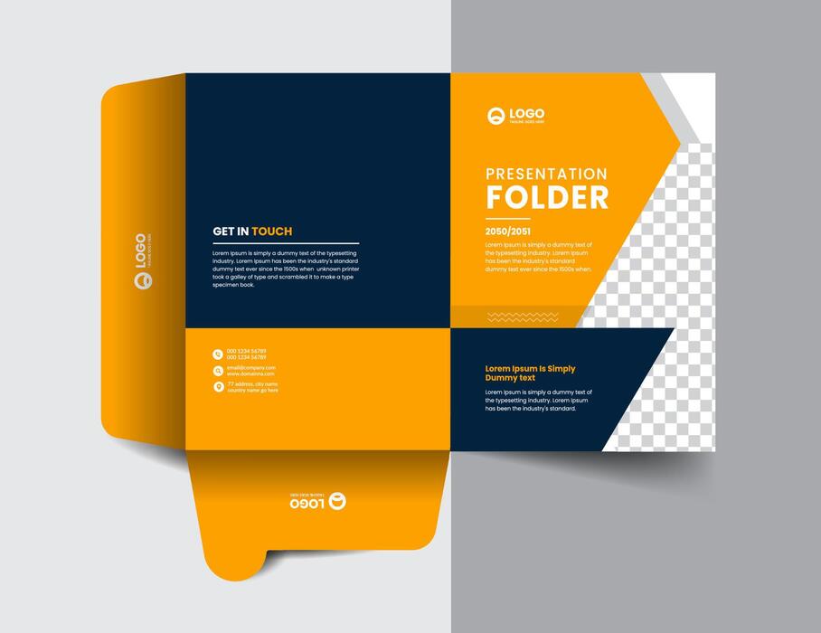 Corporate Folder Design Vector Art, Icons, and Graphics for Free Download