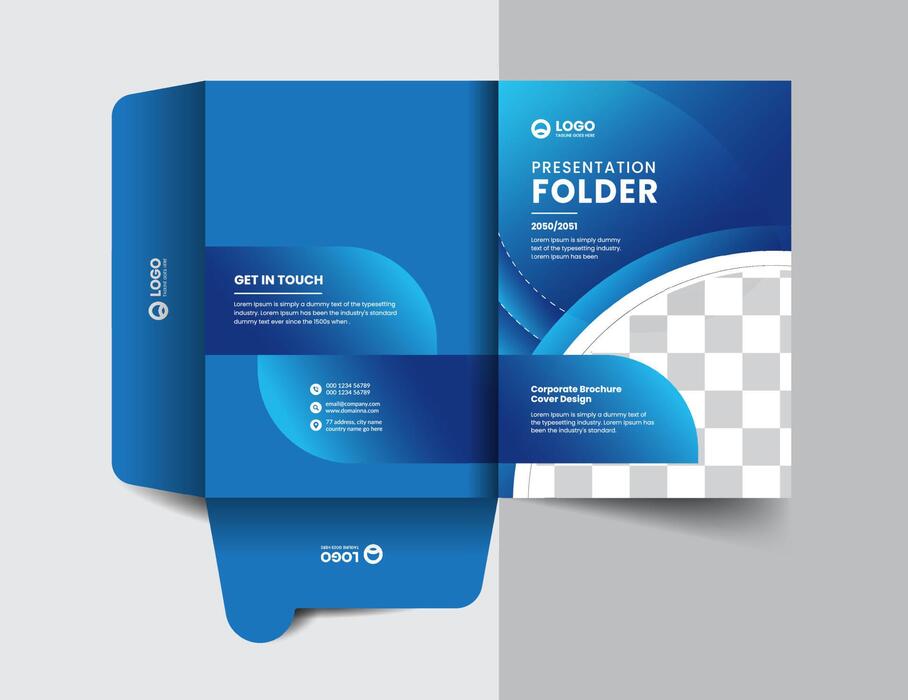 Corporate Folder Design Vector Art Icons And Graphics For Free Download
